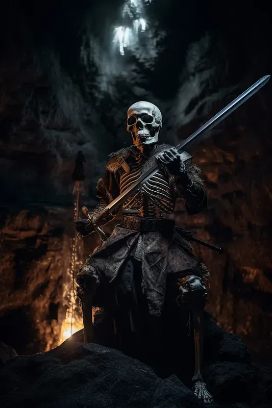 Skeleton Realistic Character Portraits Midjourney Prompt | PromptBase