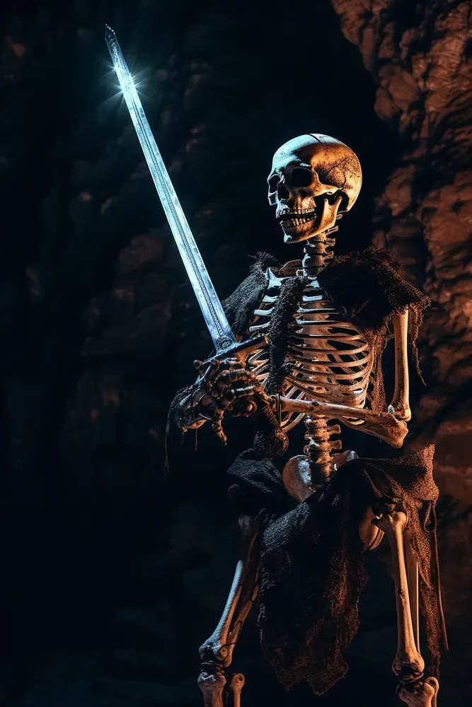 Skeleton Realistic Character Portraits Midjourney Prompt | PromptBase