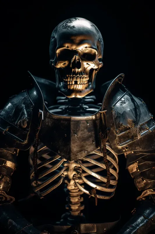 Skeleton Realistic Character Portraits Midjourney Prompt | PromptBase