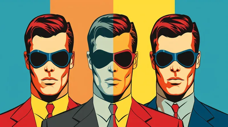 Split Character Portraits Midjourney Prompt | PromptBase