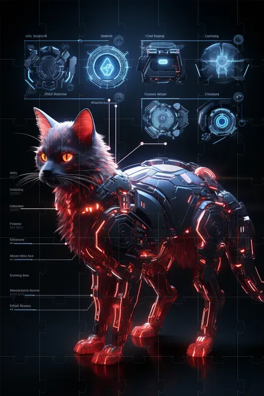 3D Cyborg Animals Midjourney Prompt | PromptBase