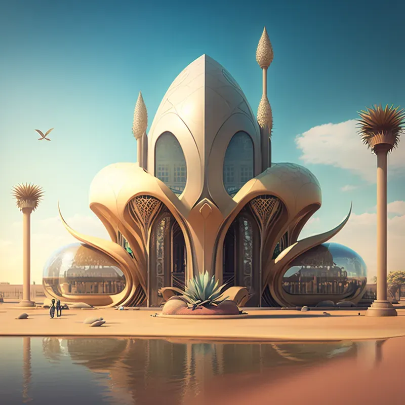 Utopian Green Smart City Architectures Midjourney Prompt | PromptBase