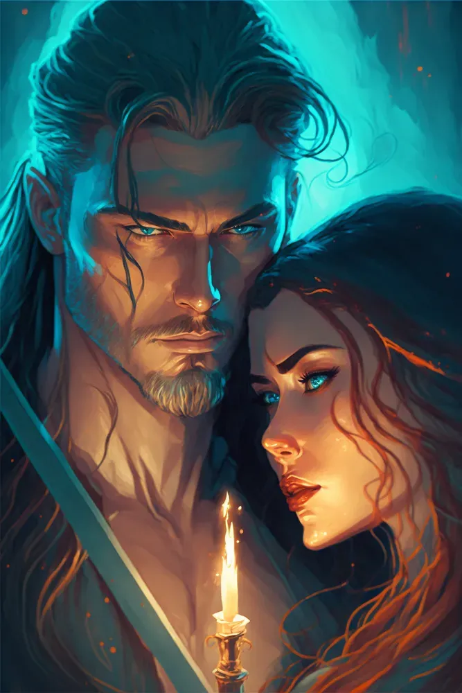 Romance Novel Cover Art Midjourney Prompt Promptbase