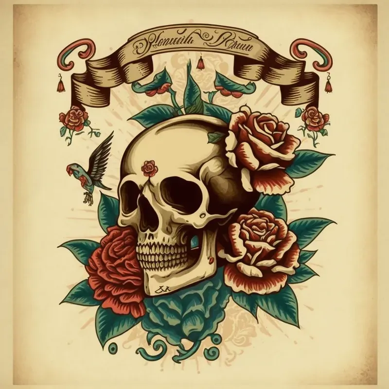 Tattoos For Sailors And Rockers Midjourney Prompt | PromptBase