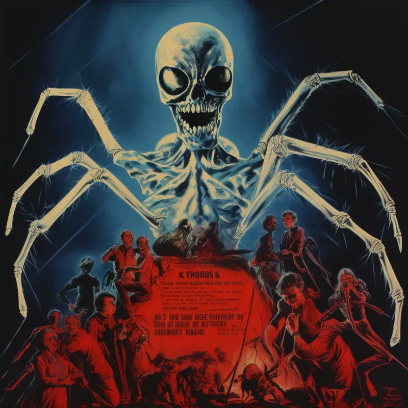 Vintage Style Horror Movie Posters Midjourney Prompt | PromptBase