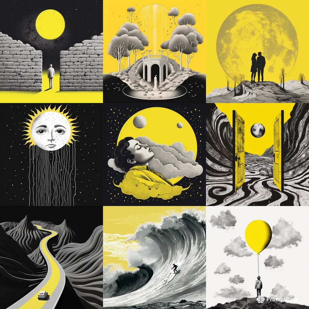 Dreamlike Surreal Posters Midjourney Prompt | PromptBase