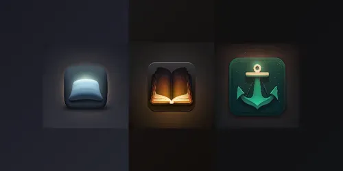 Elegant Uiux Mobile App Icons Midjourney Prompt | PromptBase