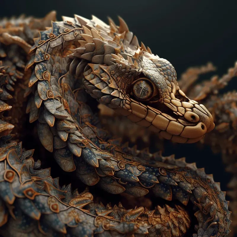 Realistic Fractal Animals Midjourney Prompt | PromptBase