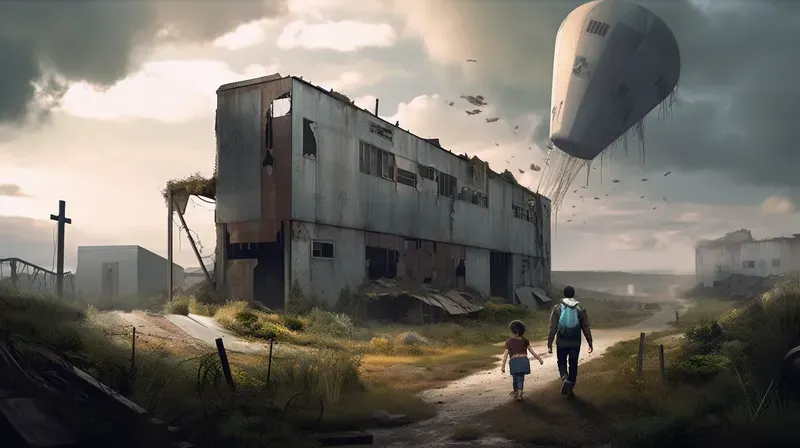 Post-apocalyptic Future Concept Art Midjourney Prompt | PromptBase