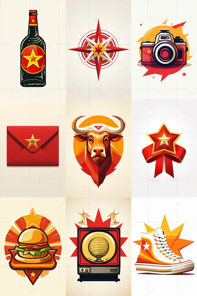 Communist Style Logos Midjourney Prompt | PromptBase