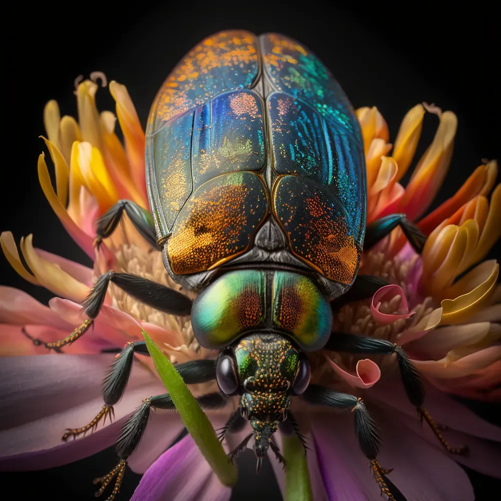 Macro Lens Insect Photography Midjourney Prompt | PromptBase