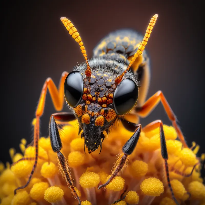 Macro Lens Insect Photography Midjourney Prompt | PromptBase