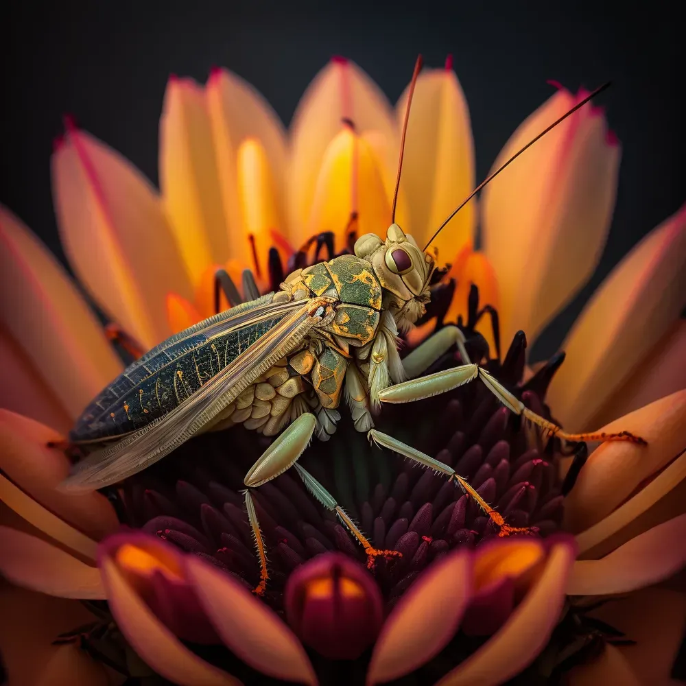 Macro Lens Insect Photography Midjourney Prompt | PromptBase