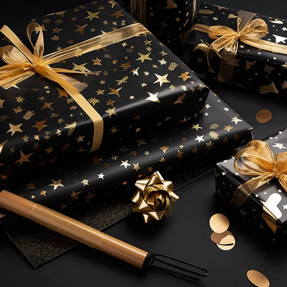 Gift Wrapping Paper Designs Midjourney Prompt | PromptBase