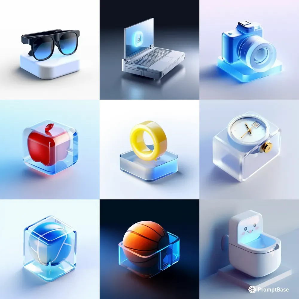 3D Cute Icons Midjourney Prompt | PromptBase