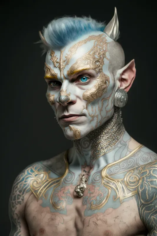 Extreme Body Modified People Midjourney Prompt | PromptBase