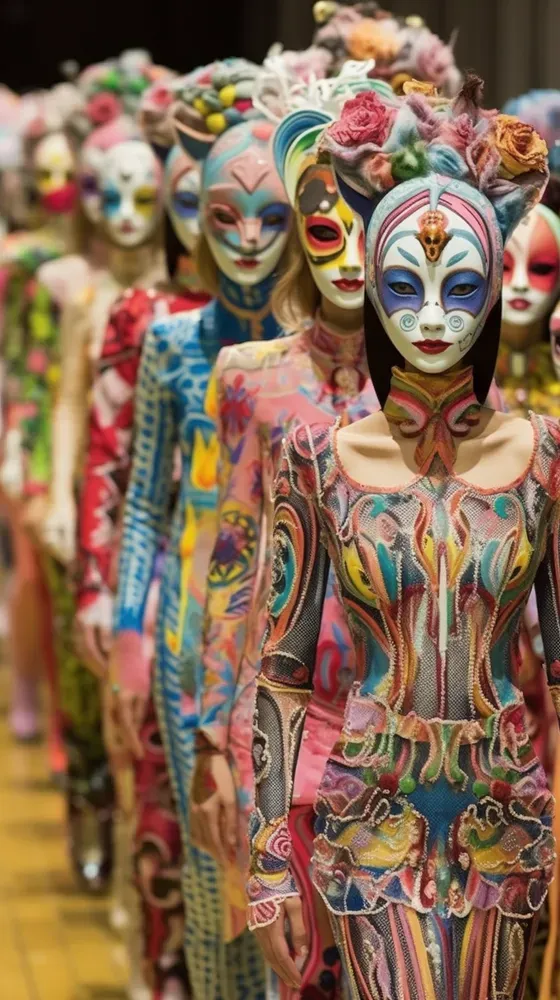 Extreme Fashion Catwalk Models Midjourney Prompt | PromptBase