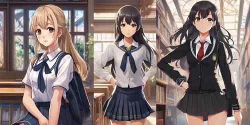 Unique Combo Anime Girls Style Stable Diffusion Prompt | PromptBase