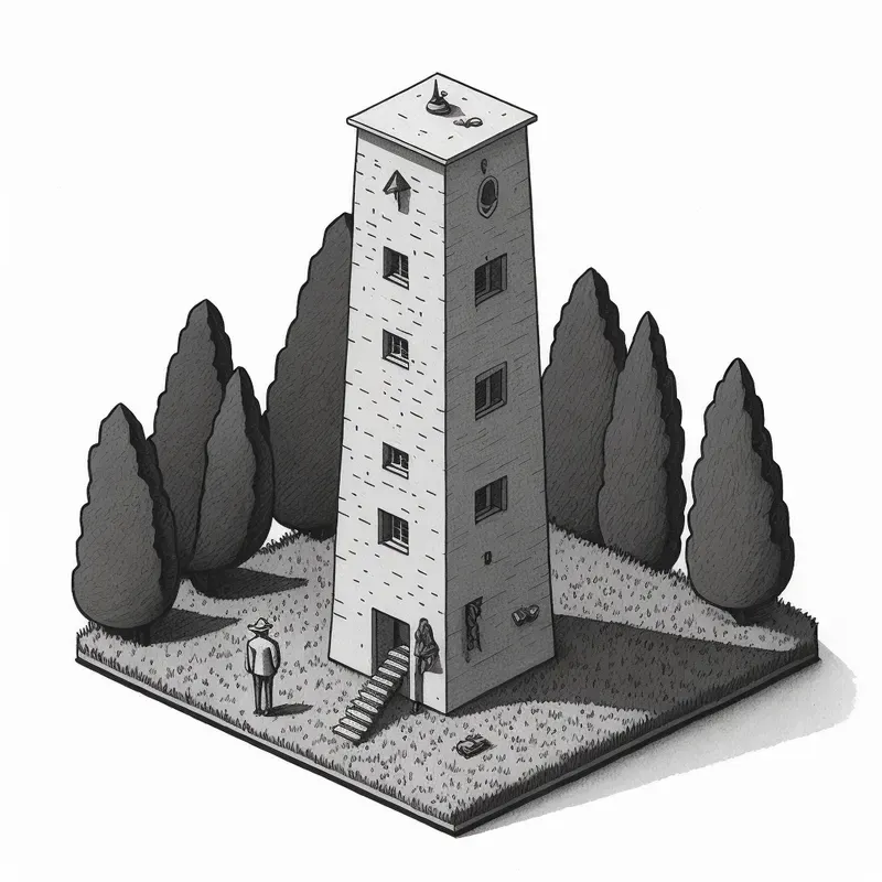 Isometric Line Art Midjourney Prompt | PromptBase