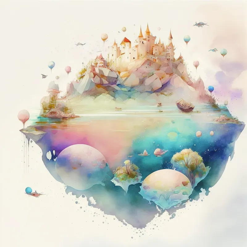 Watercolour Paintings Midjourney Prompt | PromptBase