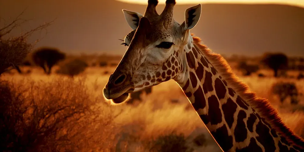 Golden Hour Animal Photographs Midjourney Prompt | PromptBase