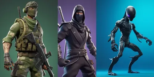 Fortnite Character Models Midjourney Prompt | PromptBase
