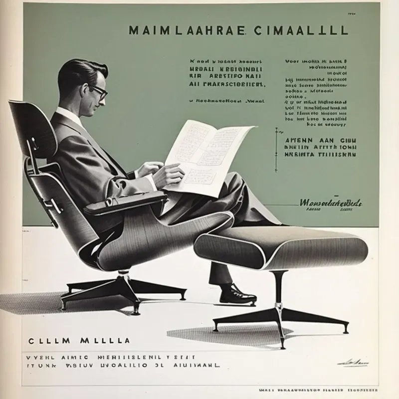 Mid Century Modern Vintage Advertising Midjourney Prompt | PromptBase