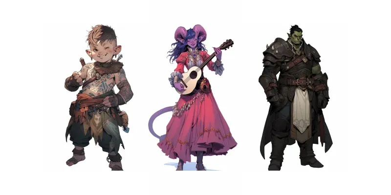 Dnd Tabletop Rpg Pc Builder Generator App | PromptBase