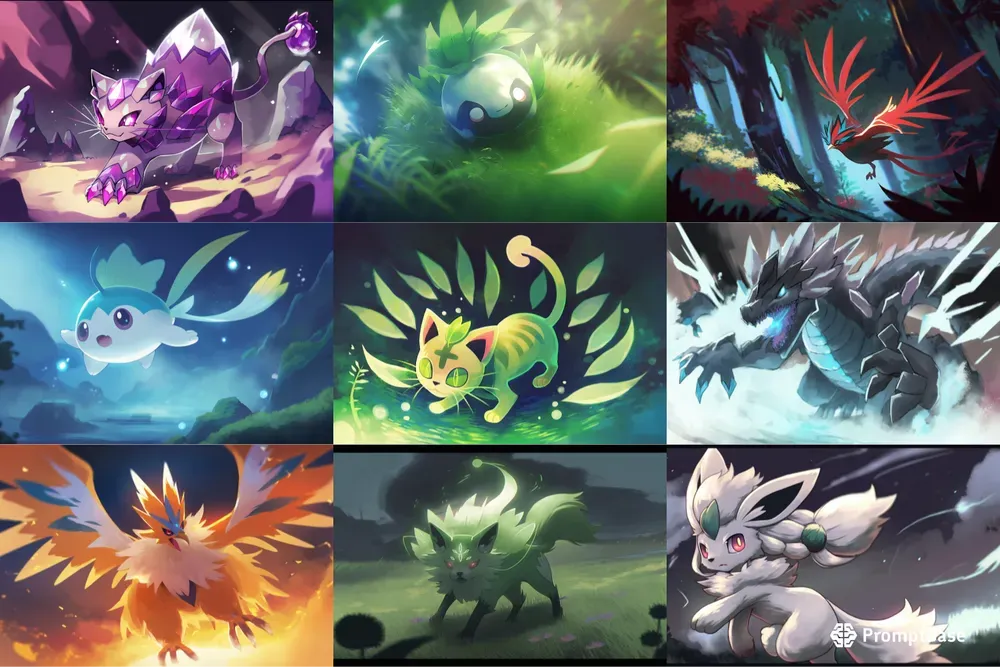 Customized Pokemon Midjourney Prompt | PromptBase