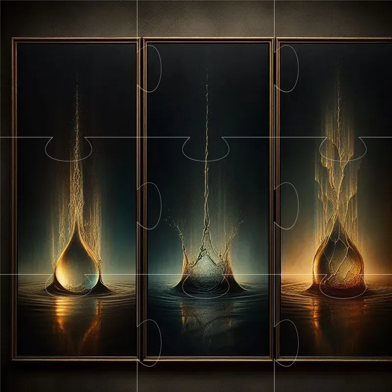 Triptychs In Destruction DALL·E Prompt | PromptBase