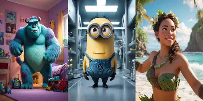 Disney Pixar Wallpapers And Posters Stable Diffusion Prompt | PromptBase