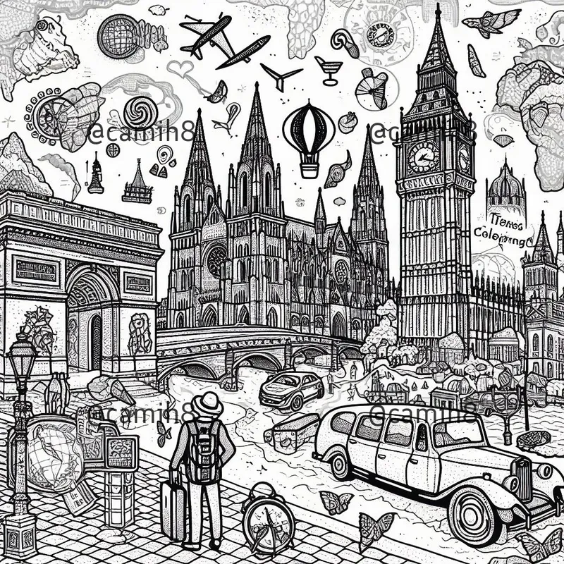 Coloring Pages DALL·E Prompt | PromptBase