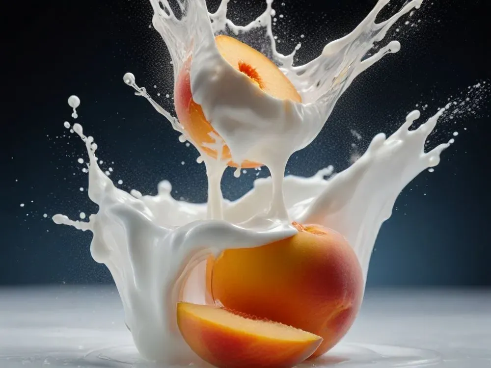 Dynamic Fruit Plunge Photographs Leonardo Ai Prompt | PromptBase