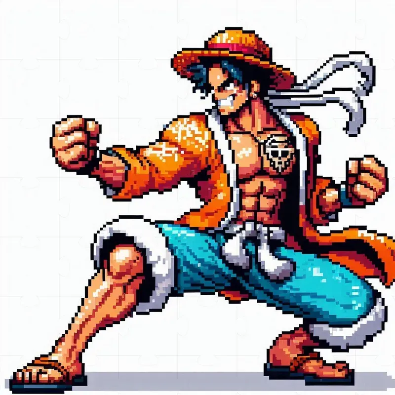 Fighters Pixel Art DALL·E Prompt | PromptBase