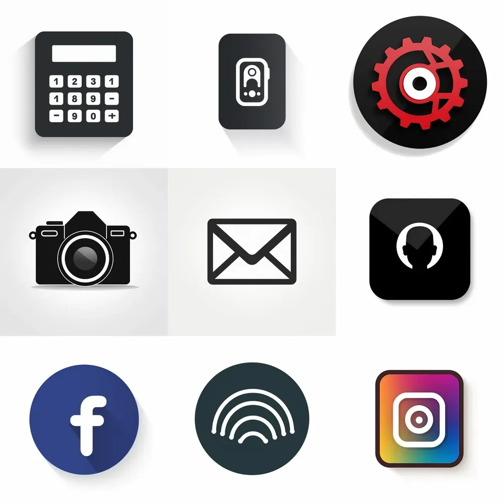 Simple Pictogram Icons Midjourney Prompt | PromptBase