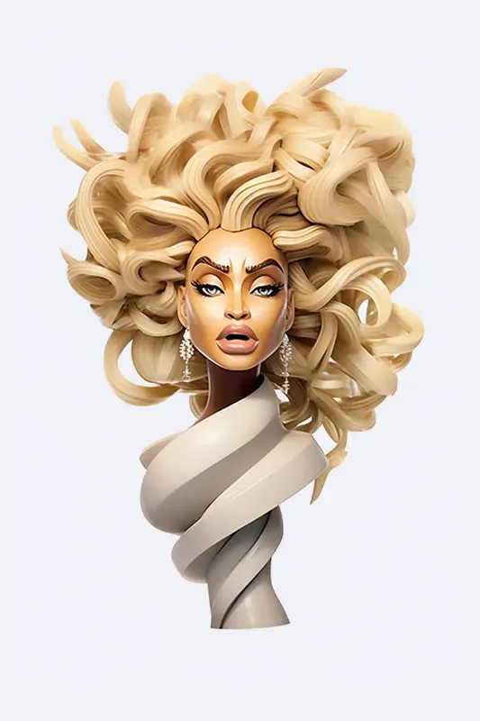 Funny Caricature Statues Of Any Characters Midjourney Prompt | PromptBase