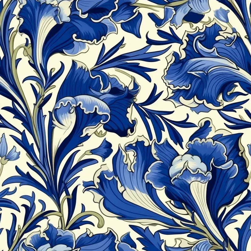 Classy Seamless Floral Patterns Midjourney Prompt | PromptBase