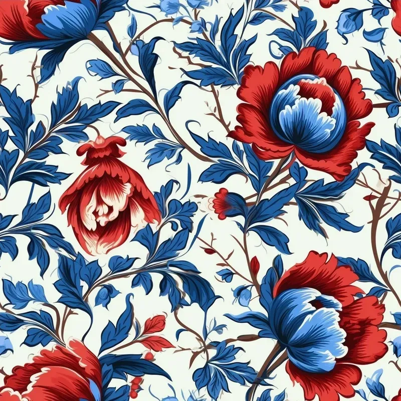 Classy Seamless Floral Patterns Midjourney Prompt | PromptBase