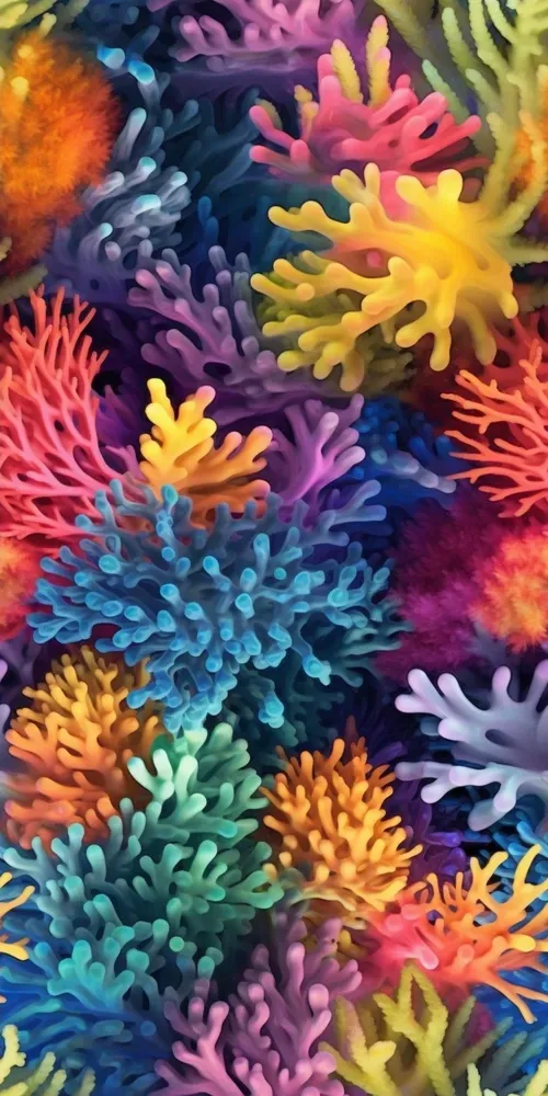 Seamless Vivid Underwater Coral Patterns Midjourney Prompt | PromptBase