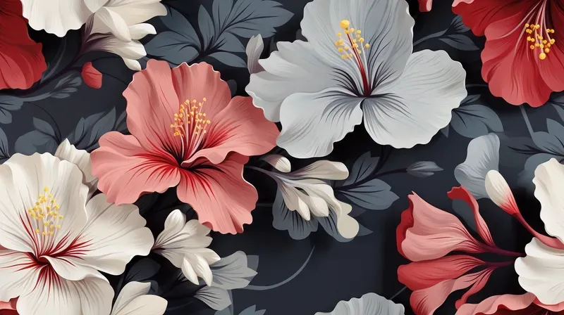 Brilliant Vivid Vivacious Floral Patterns Midjourney Prompt | PromptBase