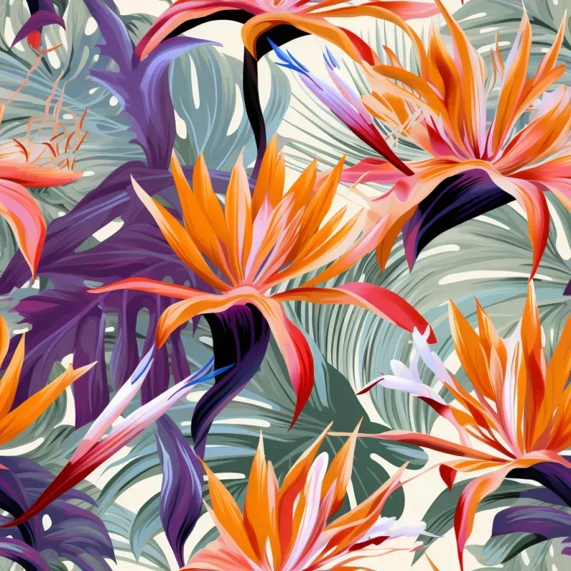 Mystical Bohemian Seamless Flora Pattern Midjourney Prompt | PromptBase