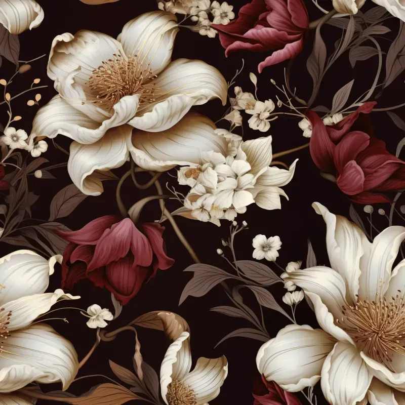 Exquisite Repeating Embroidery Patterns Midjourney Prompt | PromptBase