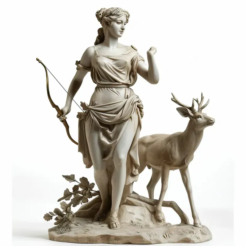 Divine Elegance Statues Of Goddesses Midjourney Prompt | PromptBase