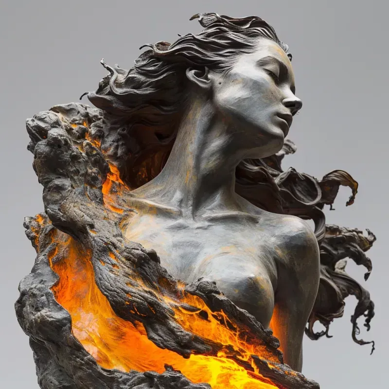 Divine Elegance Statues Of Goddesses Midjourney Prompt | PromptBase