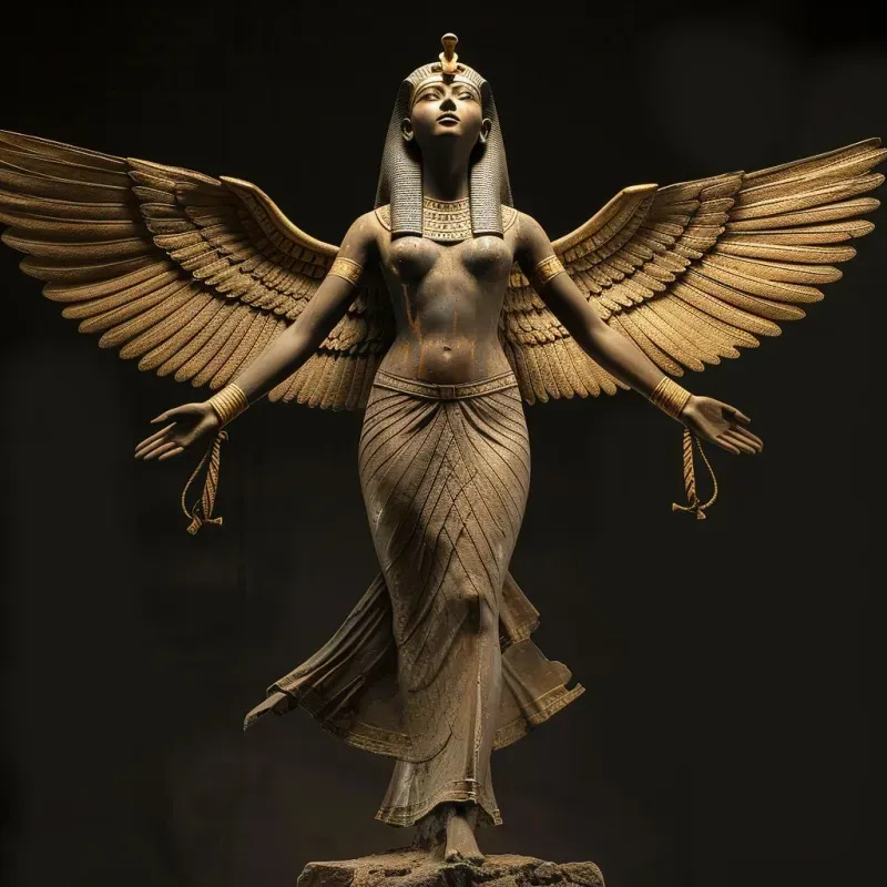 Divine Elegance Statues Of Goddesses Midjourney Prompt | PromptBase