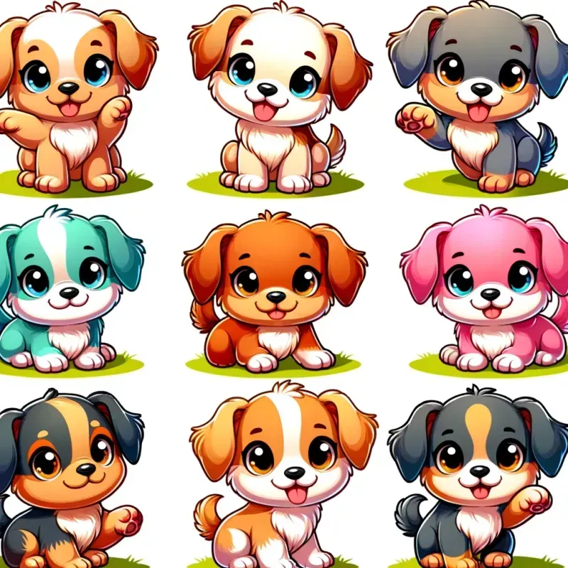 Unlimited Clip Art Of Any Cute Animals DALL·E Prompt | PromptBase