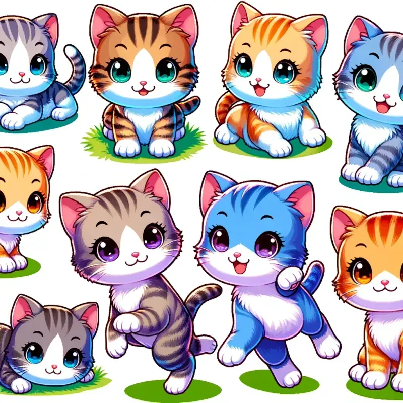 Unlimited Clip Art Of Any Cute Animals DALL·E Prompt | PromptBase