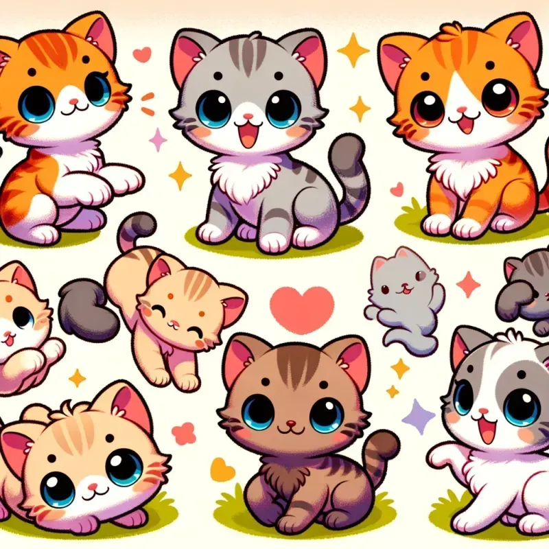 Unlimited Clip Art Of Any Cute Animals DALL·E Prompt | PromptBase