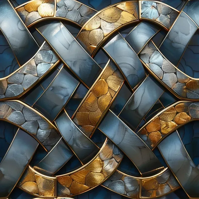 Infinites Stunning Artistic Metal Patterns Midjourney Prompt | PromptBase