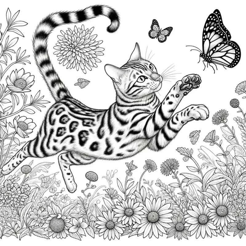 Cat-themed Coloring Pages DALL·E Prompt | PromptBase